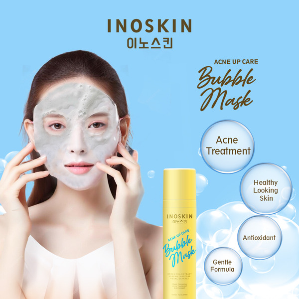 Inoskin Acne Up Care Bubble Mask with Korean Charcoal 50 mL - Akasha Shop