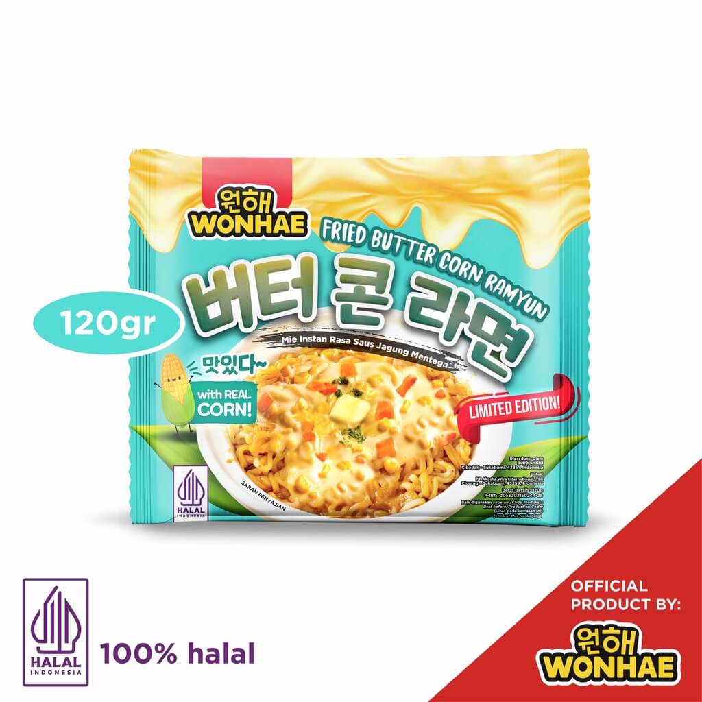 Mujigae by Wonhae Butter Corn Ramyun 120 gr - Akasha Shop
