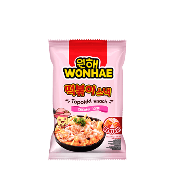 Mujigae by Wonhae Topokki Creamy Rose 80 gr - Akasha Shop