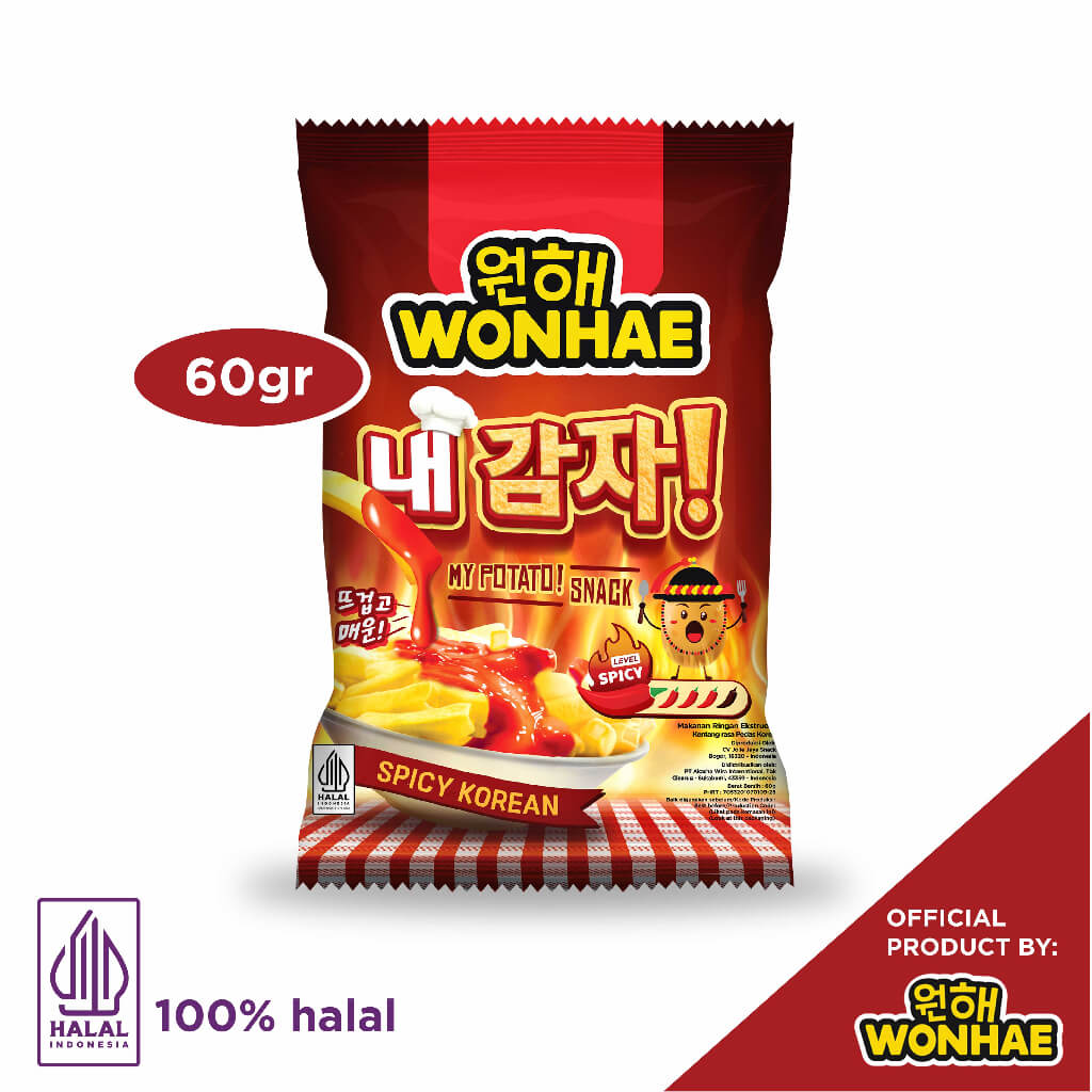 Wonhae Potato Snack Spicy Korean - Akasha Shop